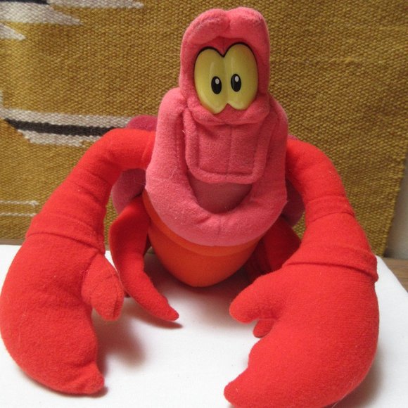 Mattel | Toys | Plush Sebastian Crab Little Mermaid Mattel Disney ...